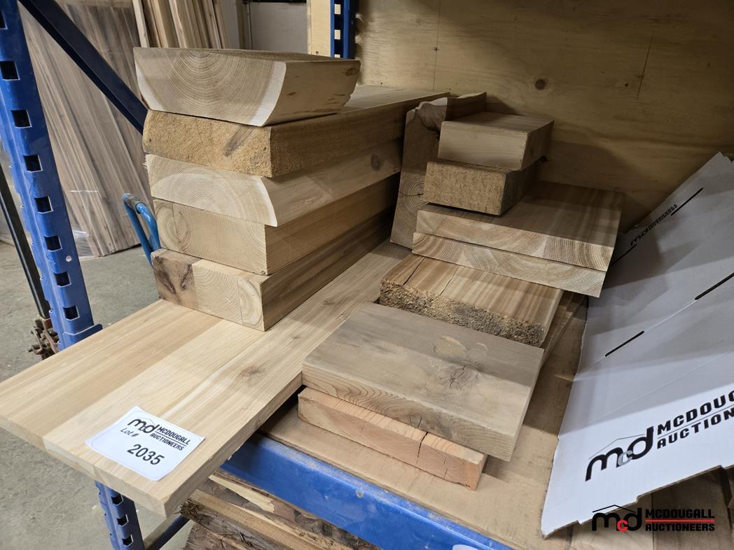 Quantity of Assorted Western Red Cedar Boards